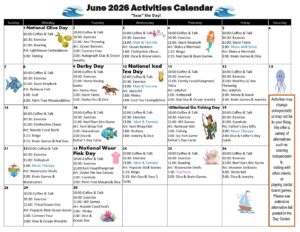 June 2026 ADC Activity Calendar - CDM Caregiving Services